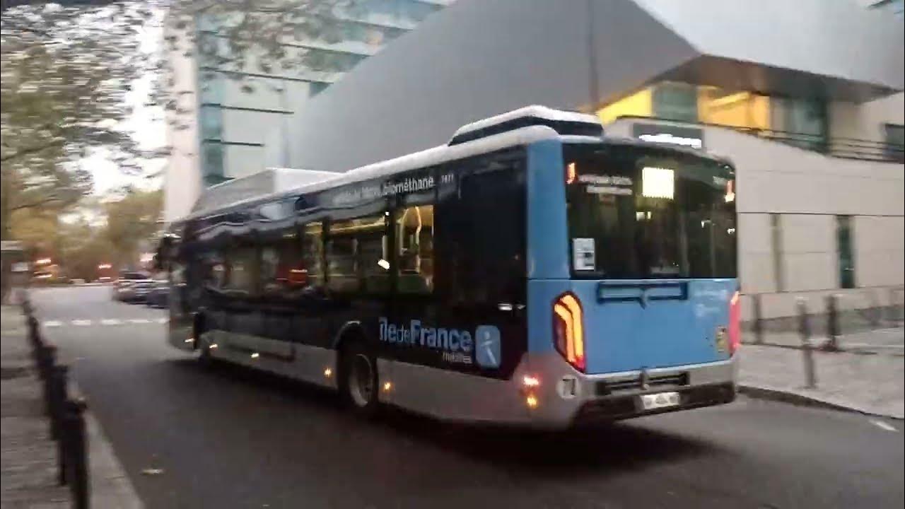 Bus 109 RATP - Man Lion's City 12 GNV Efficient Hybrid N°7471 à ...