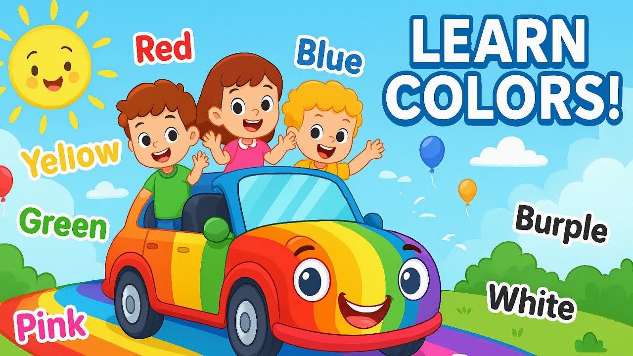 Learn colors | Nursery rhyme children | Kids Song fun and learning ...