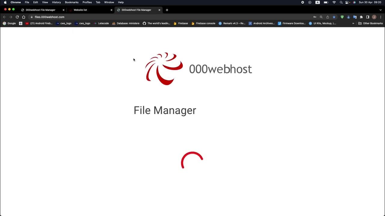 Comment Héberger Mon Site Php Sur 000webhost Youtube