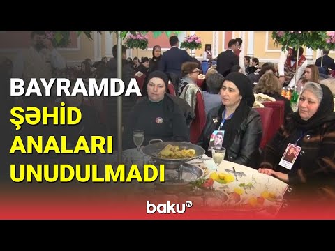 Bayramda şəhid anaları unudulmadı  - BAKU TV