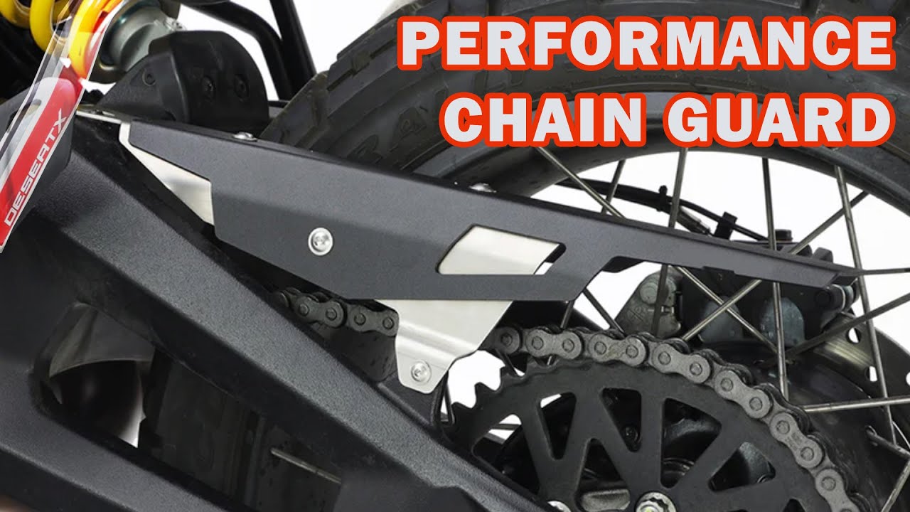 Installing the AS3 Performance Chain Guard on the Ducati Desert X - YouTube