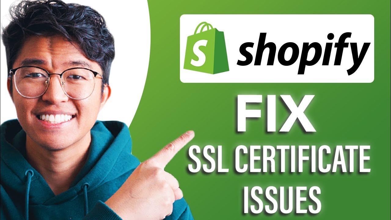How to Fix SSL Certificate Issues in Shopify (SIMPLE & Easy Guide!) - YouTube