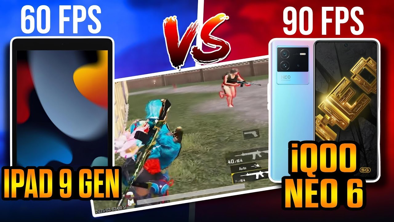 iPad 9 Gen VS IQOO Neo 6 TDM Test in 2025 | Heating, Close Range ...