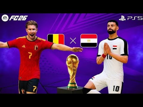 EA FC 26 BELÇİKA -MISIR -FİFA DÜNYA KUPASI MAÇI PS5