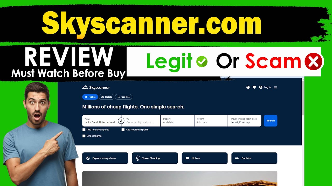 SkyScanner Review | SkyScanner reviews and complaints 2024 - YouTube