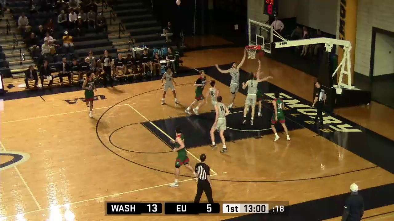 Emory Men's Basketball vs Washington Univ. - Feb. 9, 2020 - YouTube