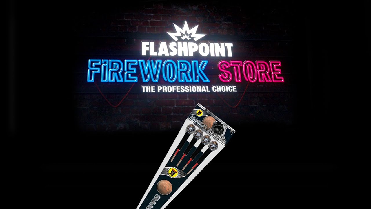 Mission To Mars Ring Shell Rockets by Black Cat Fireworks - YouTube