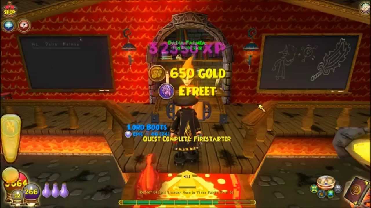 Wizard101 - Efreet Pet Full Quest - 720pHD - YouTube