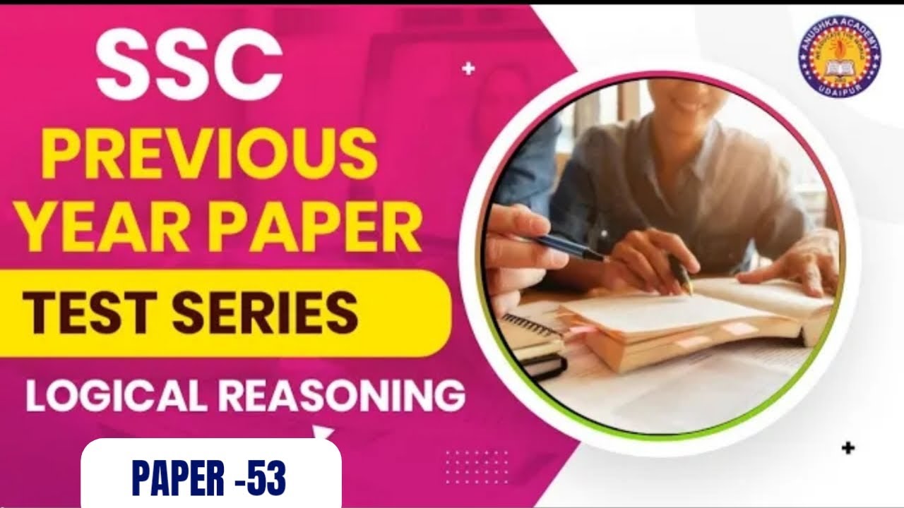 SSC Reasoning | SSC CGL Exam Reasoning Test Series Solution - Paper 53 ...