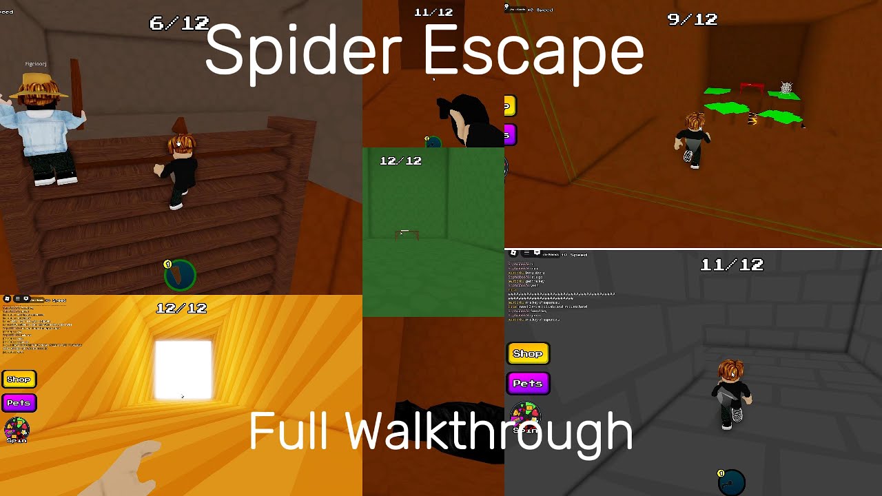 Spider Escape Full Walkthrough - YouTube