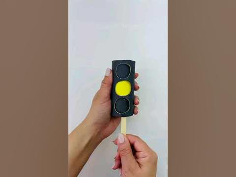 How To make Traffic Light With Paper || Traffic Light Making Ideas || # ...