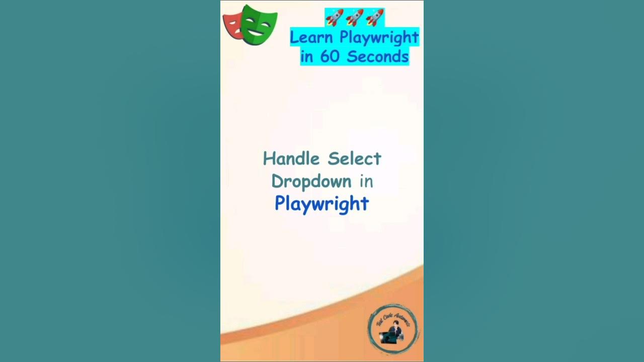 Playwright Tutorial | Handle Select Dropdown in Playwright - YouTube