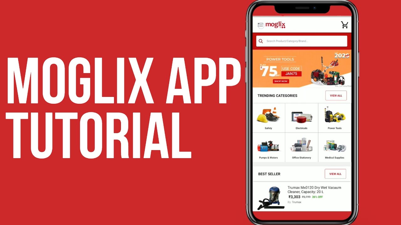 How to register on Moglix App - English - YouTube