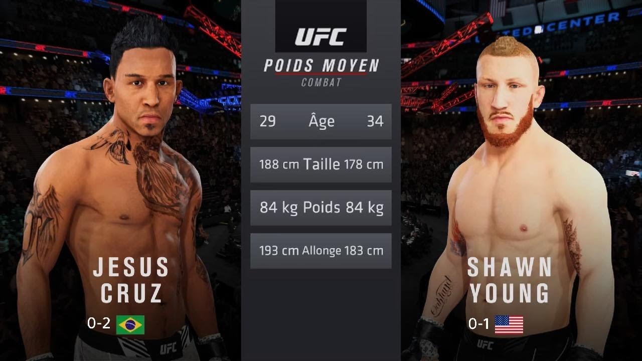 UFC 4 | Jesus Cruz vs Shawn Young | Middleweight | BL studio 28 - YouTube