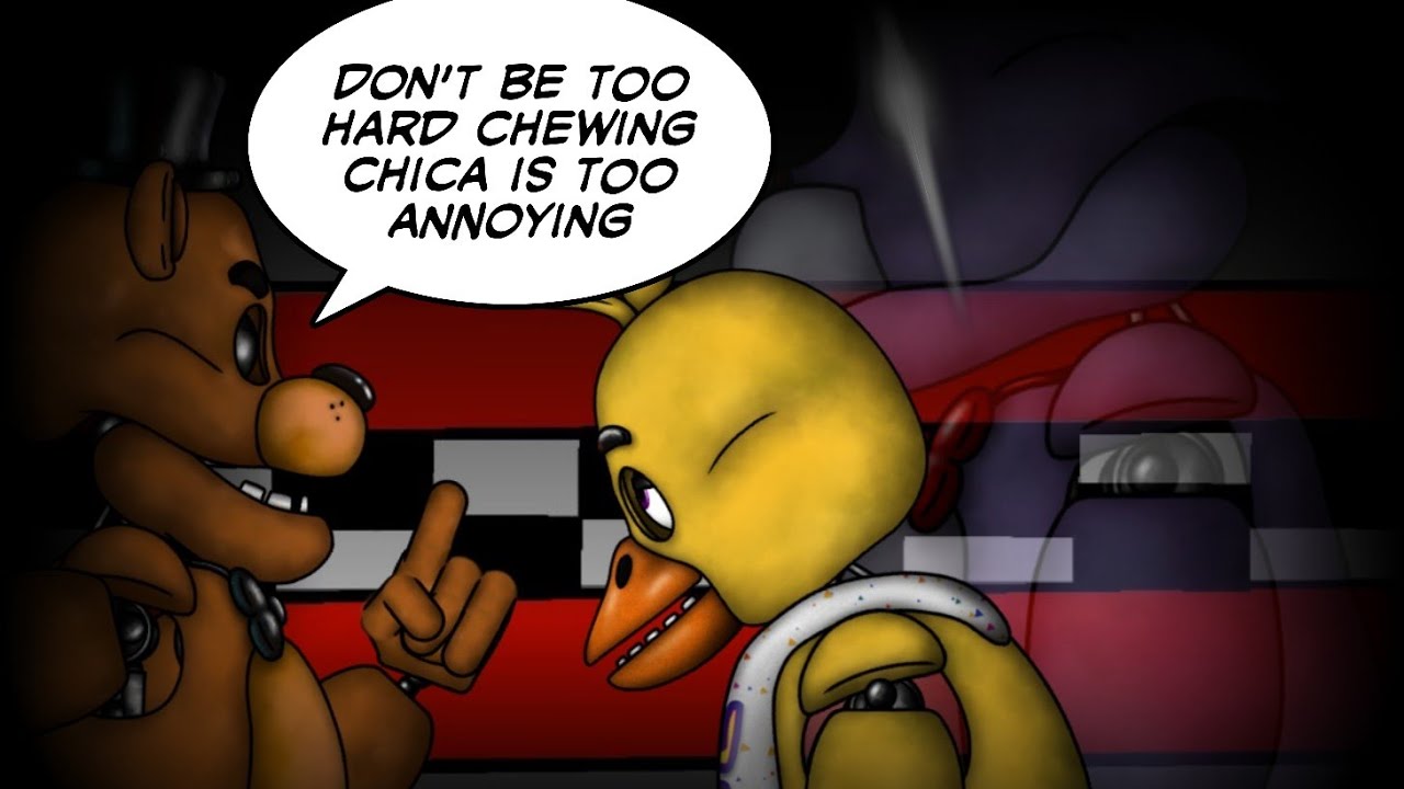 (DC2/FNAF/MEME) Stop chewing so loud - YouTube