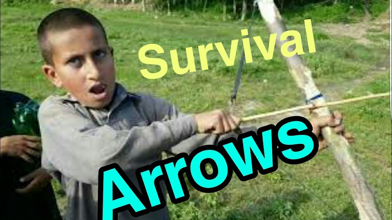 How To Make a Homemade Survival Arrows Pathan BoY - YouTube