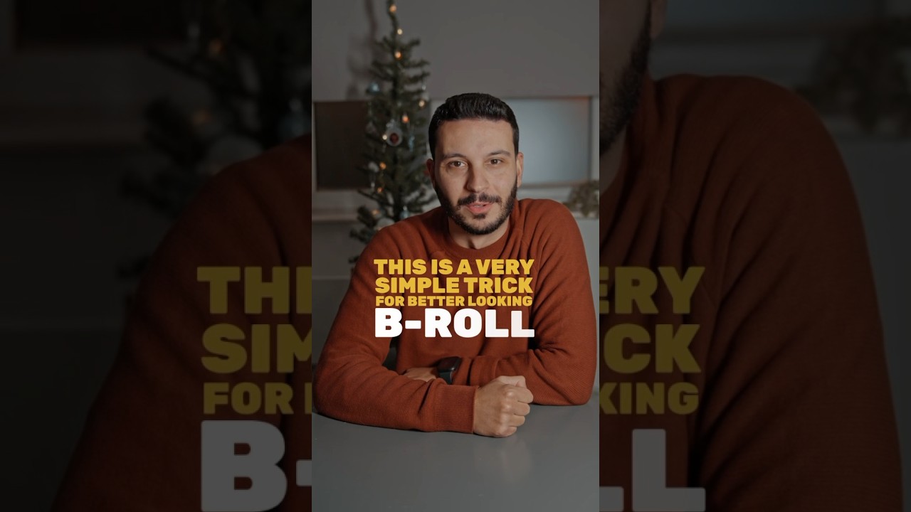 Improve your b-roll by using foreground elements #videography - YouTube