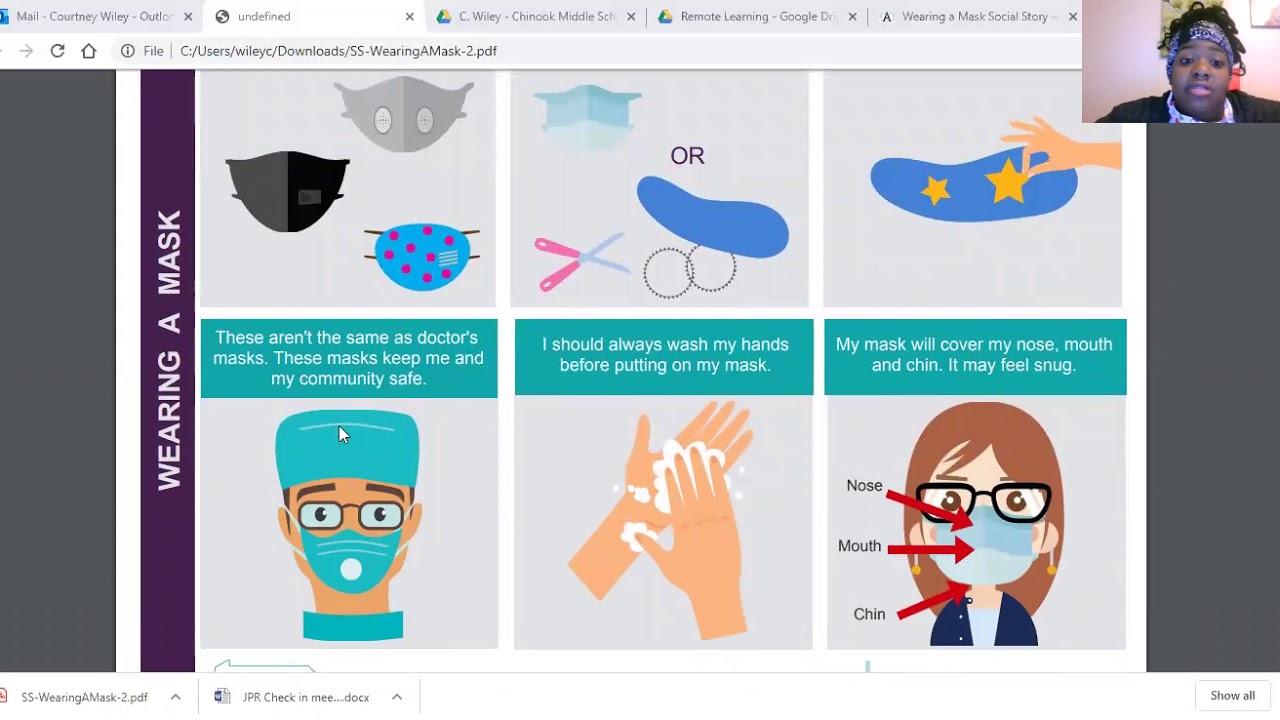 Mask Social Story with Wiley - YouTube