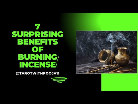 7 Surprising Benefits of Burning Inscence @tarotwithpooja11 #incense # ...