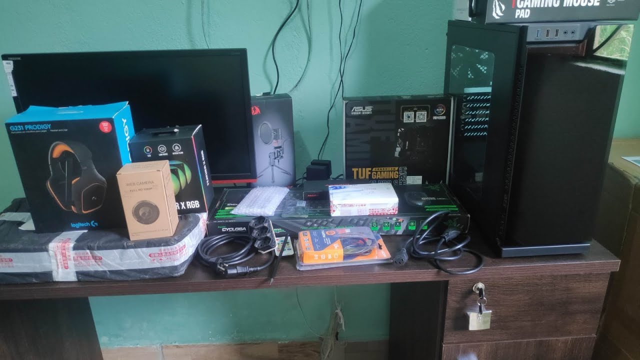 CHEGOU AS PEÇAS DO PC GAMER + ( REVIEW MOSTRANDO AS PEÇAS TODOS) 😯😯 ...