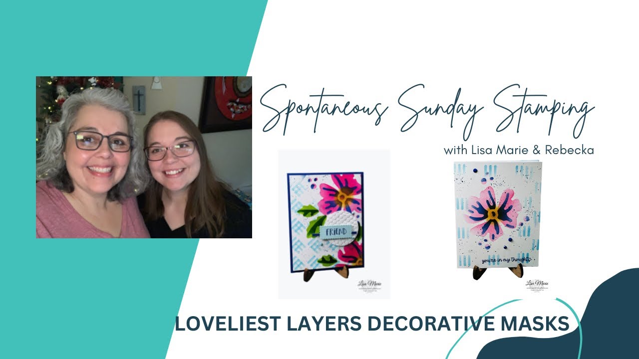 Stampin Up Loveliest Layering Decorative Masks - YouTube