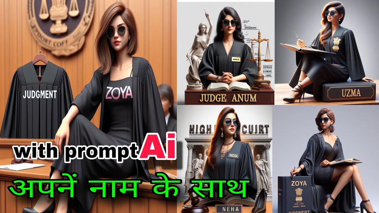 how to create 3d ai photos high court judge , high cout judge ai imeges ...