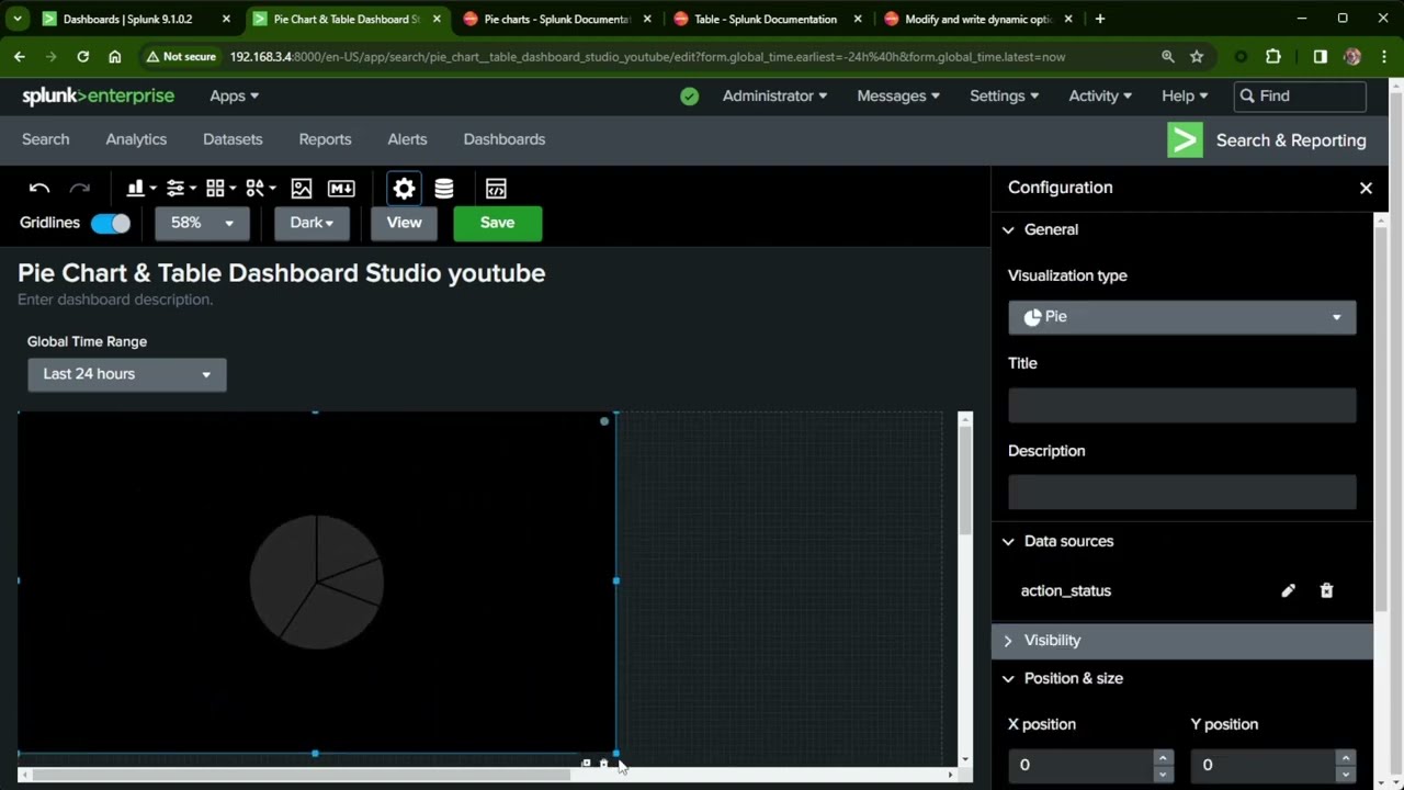 Splunk Dashboard Studio Pie Chart And Table Visualization Color Splunk Dashboard Studio Pie Chart And Table Visualization Color