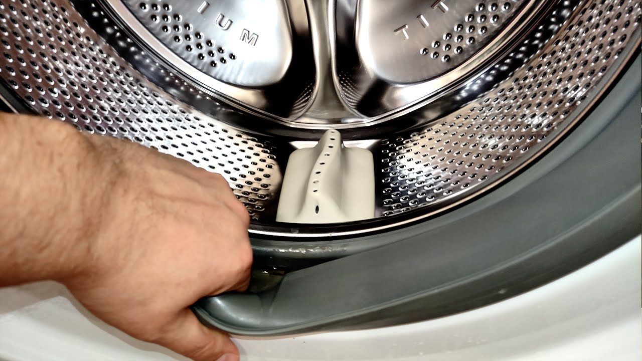How to Remove a Stuck Item from a Washing Machine Drum - YouTube