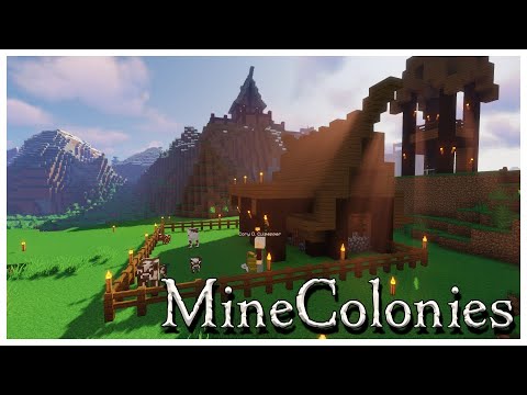 Minecolonies Part 5: Cowhand, Mystical Site and Hospital! - YouTube