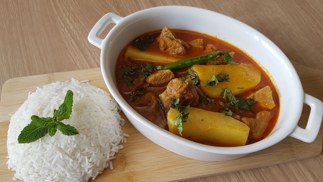 Aloo gosht recipe pakistani style .Taste At Home Recipes; - YouTube