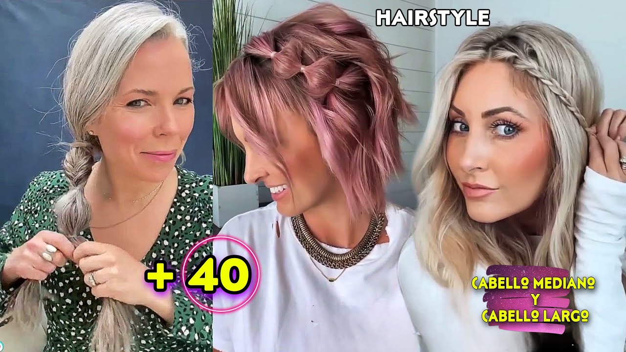 peinados modernos para usar despues de los 30 | chicas fashions - YouTube