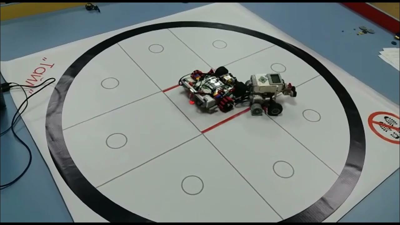 Лего-Сумо Бои роботов сумоистов RoboSumo Mindstorms EV3 - YouTube