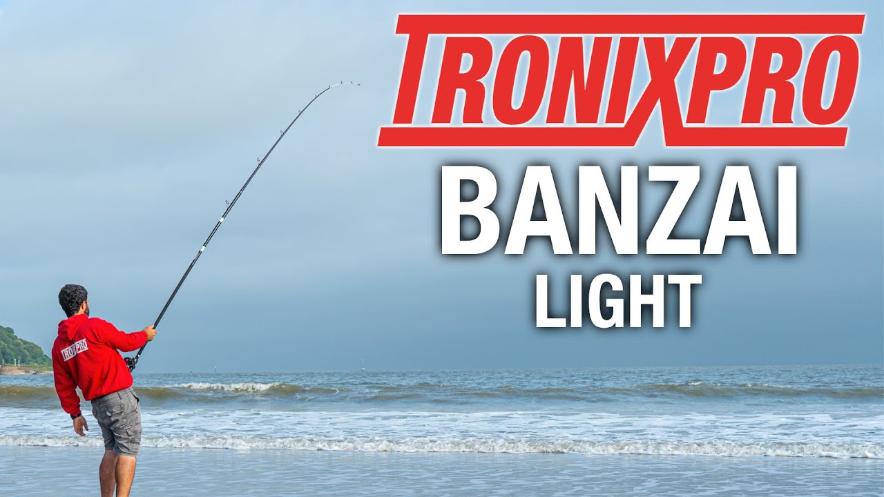 Tronixpro Banzai Light Shore Fishing Rod - YouTube