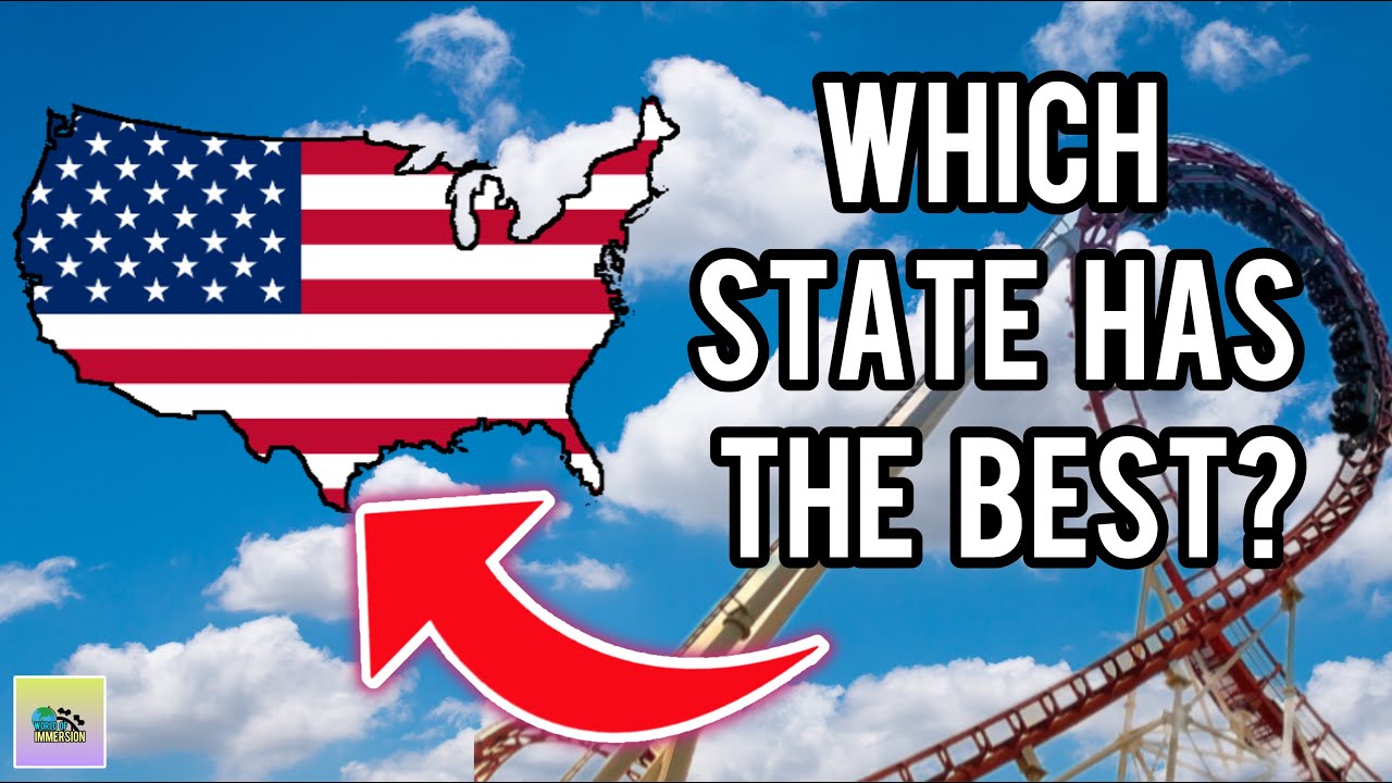 ALL 50 States Ranked by Their ROLLER COASTERS - YouTube