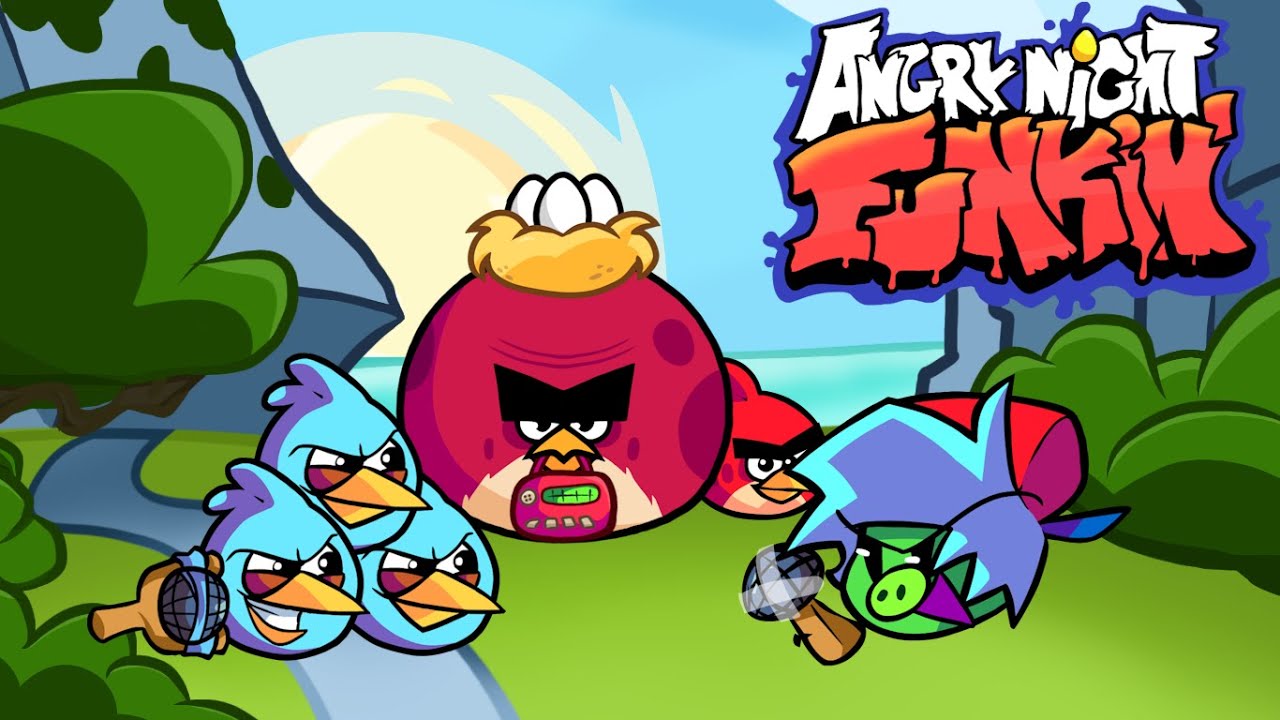 Friday Night Funkin' Angry Night Funkin v2 - YouTube