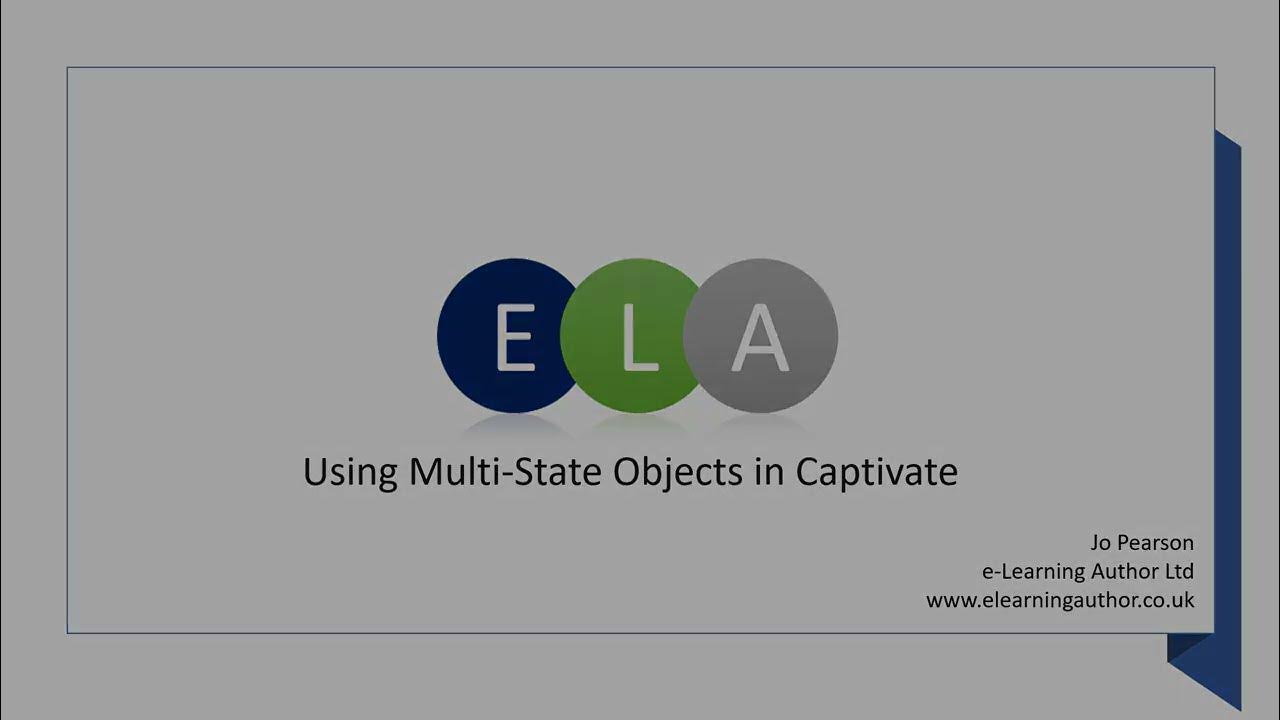 Using Multi State Objects in Captivate - YouTube