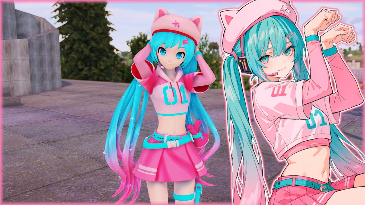 GTA SA - Hatsune Miku Magical Cure Love Shot - YouTube