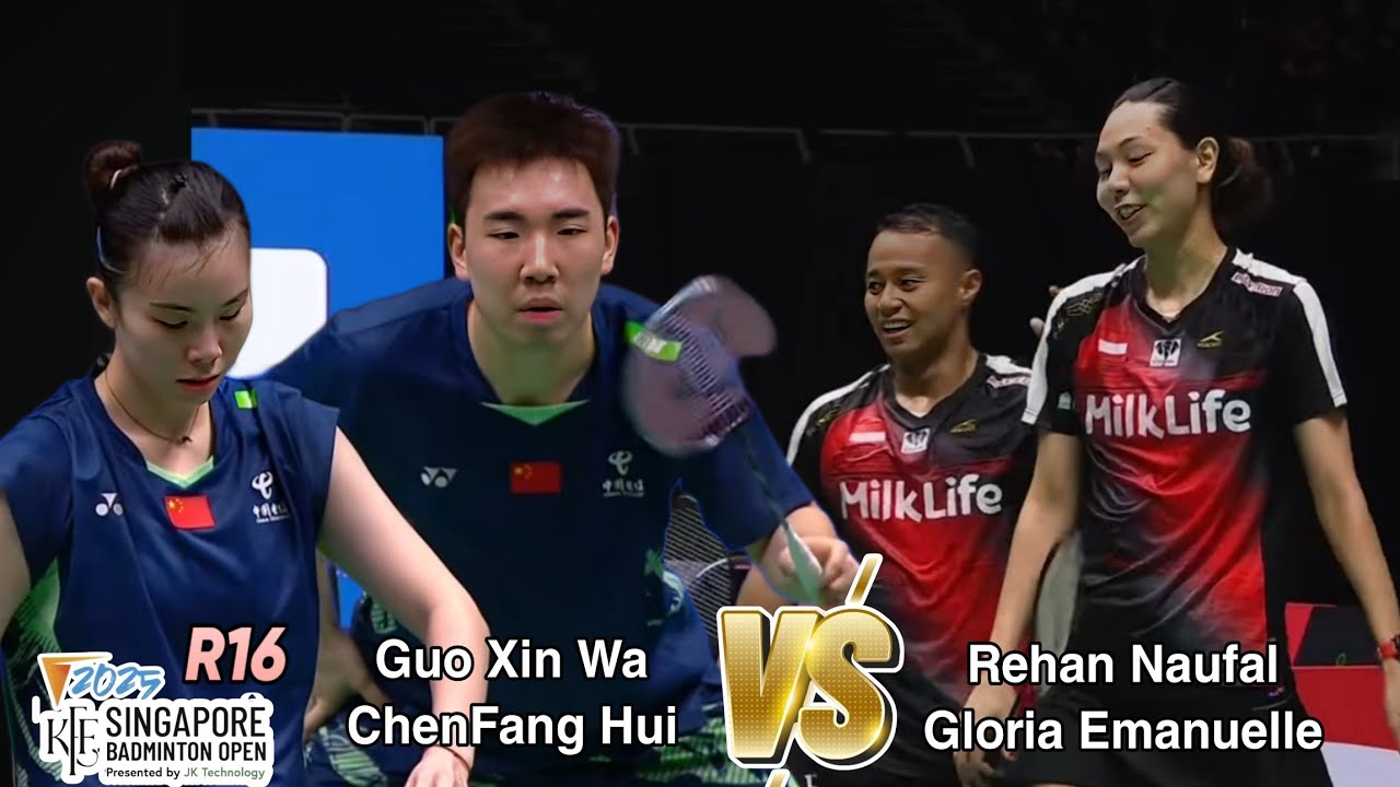 Rehan Naufal Kusharjanto/Gloria Emanuelle vs Guo Xin Wa/Chen Fang Hui ...