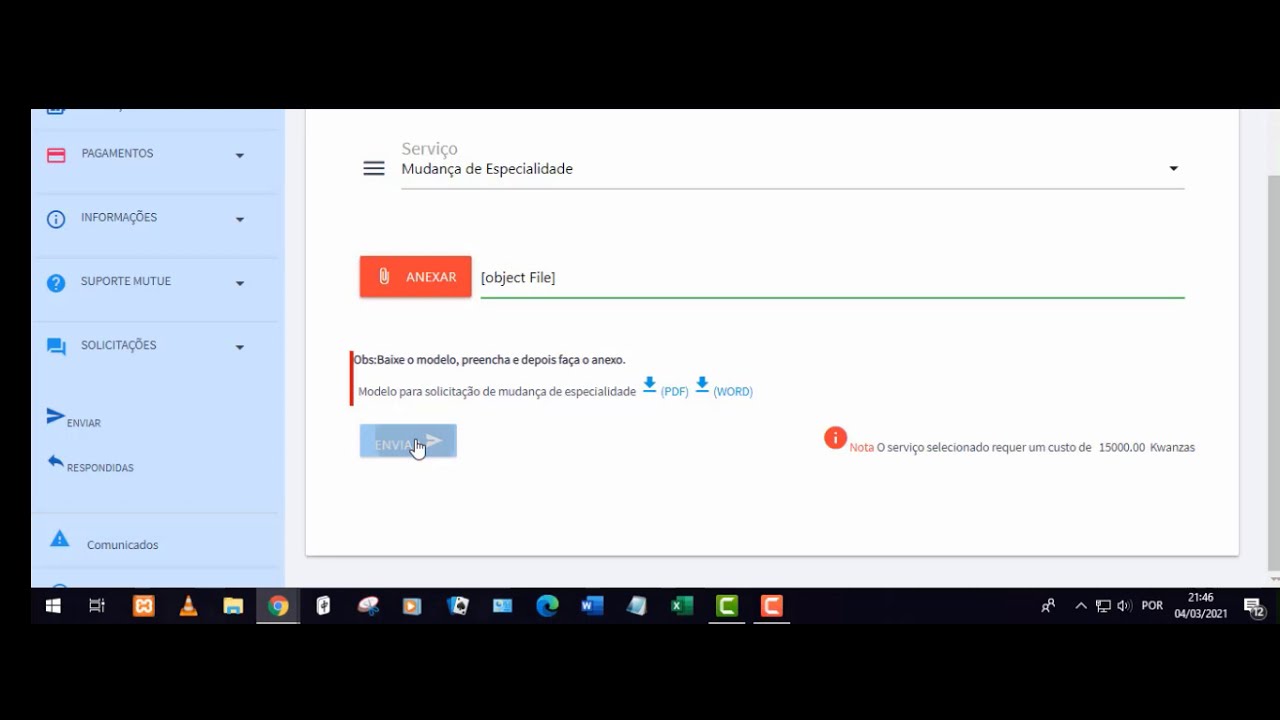 Fazer solicitação no Mutue - YouTube