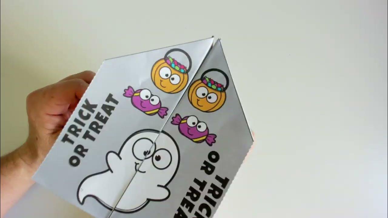 How to Make a Halloween Paper Airplane Glider - YouTube
