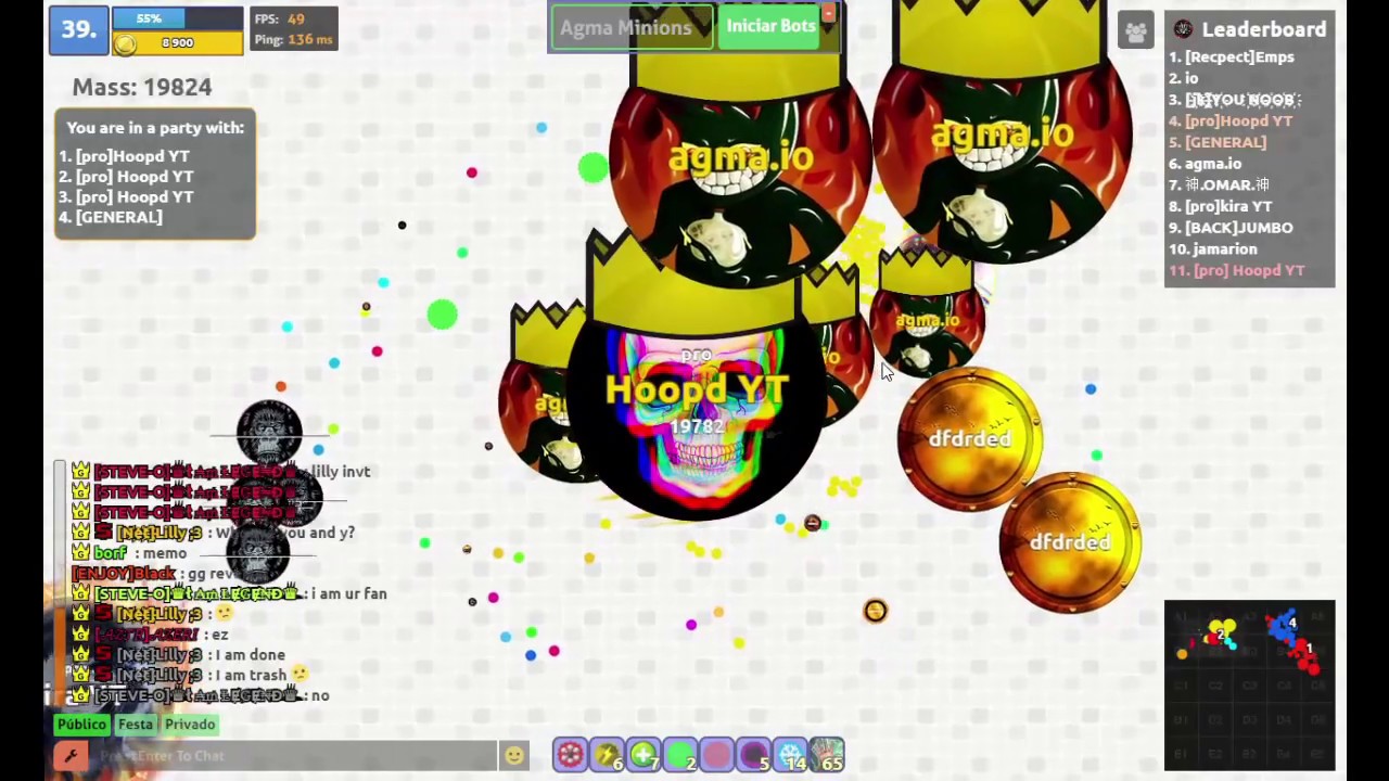 Agma.io/Best Moments Popsplit & Powerups!! #2 - YouTube