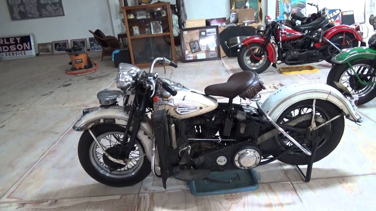 Hunting Harley's, Knucklehead right side shifter - YouTube