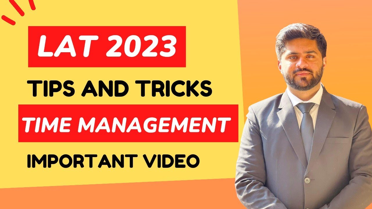 How to manage your time during LAT Test | LAT test 2023 - YouTube