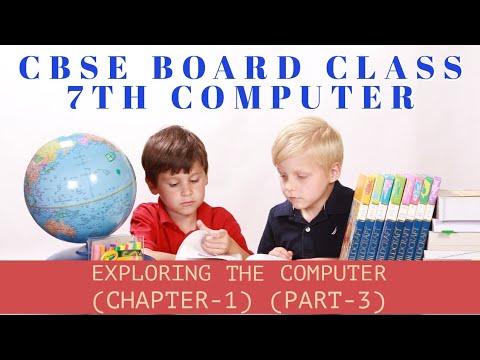 Class 7/VII Exploring The Computer | Class 7/VII Computer Chapter-1 ...