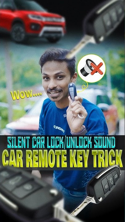 Silent Car Lock/unlock Sound | Car Remote Key Trick 🚗 - YouTube