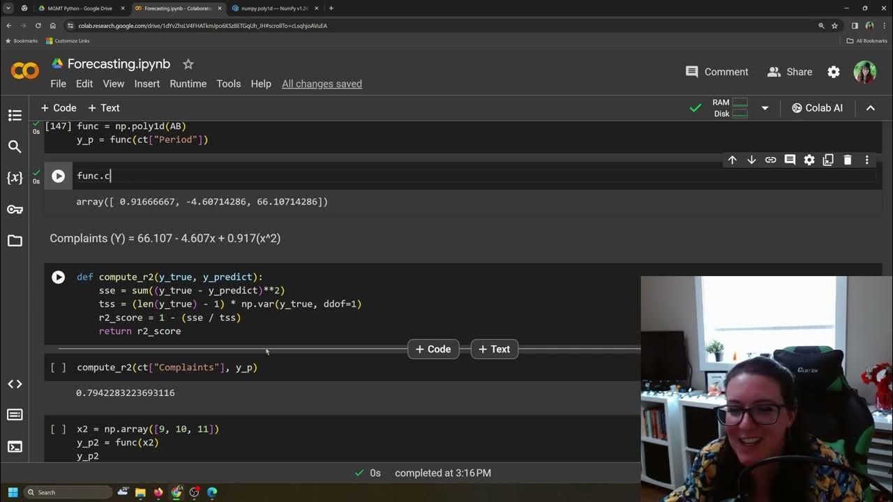 Trend Forecasting Using Polynomials in Python - YouTube