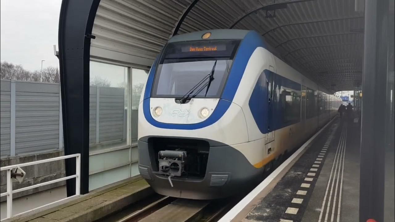 Aankomst en vertrek van NS SLT #2640 als SPR 6932 naar Den Haag ...