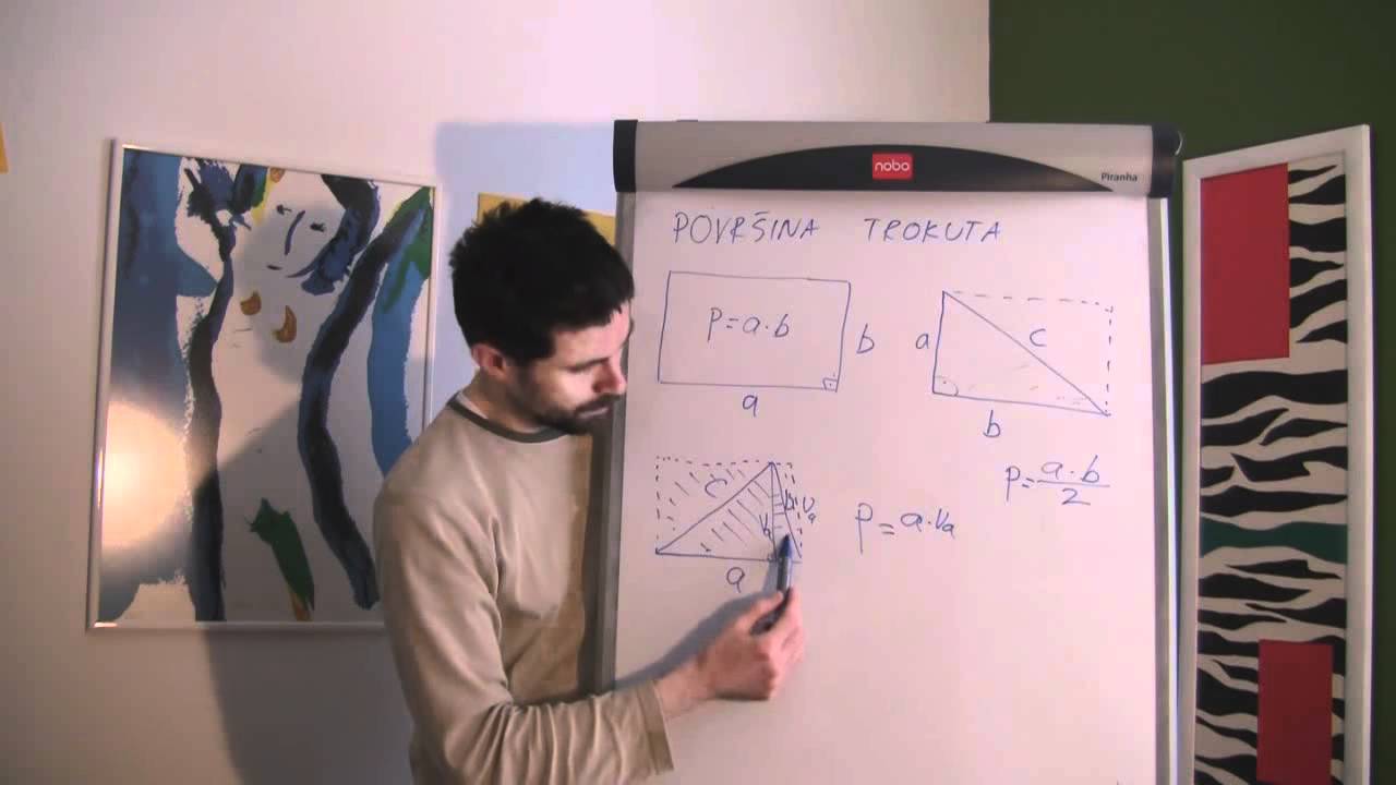 Površina trokuta 01 - YouTube