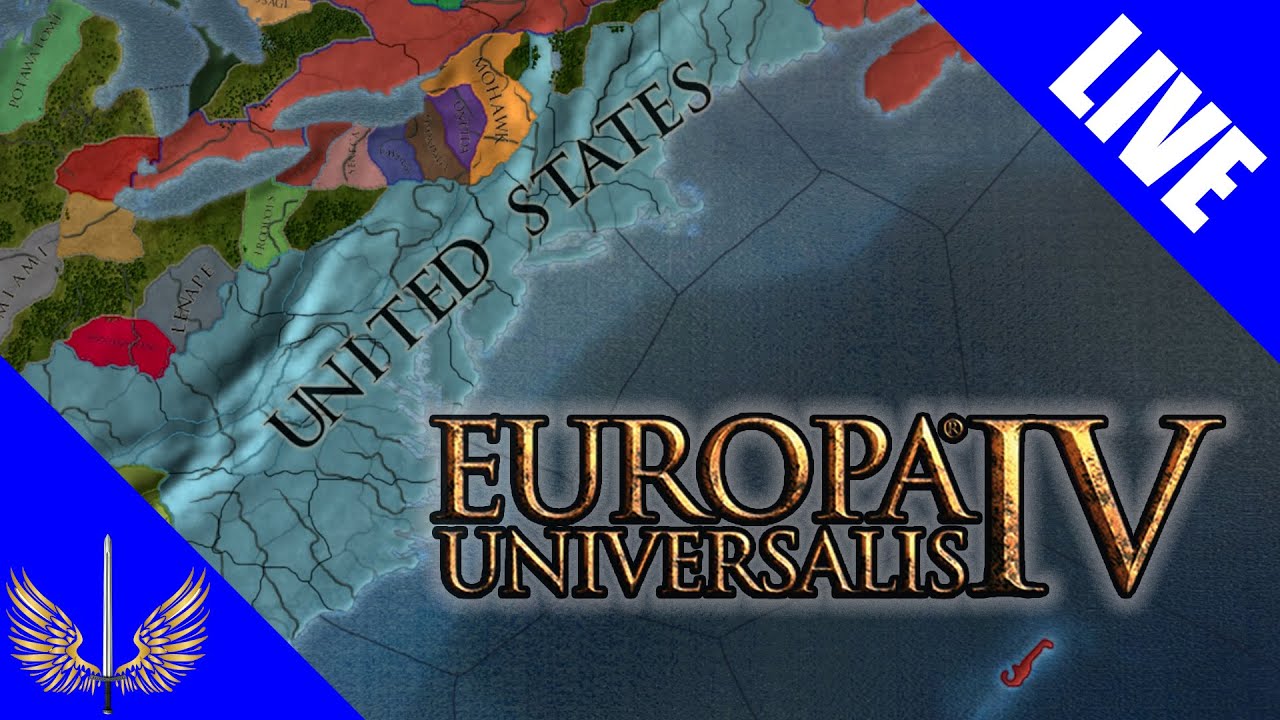 Make A Great America Again - EU4 Live - Forming The Thirteen Colonies ...