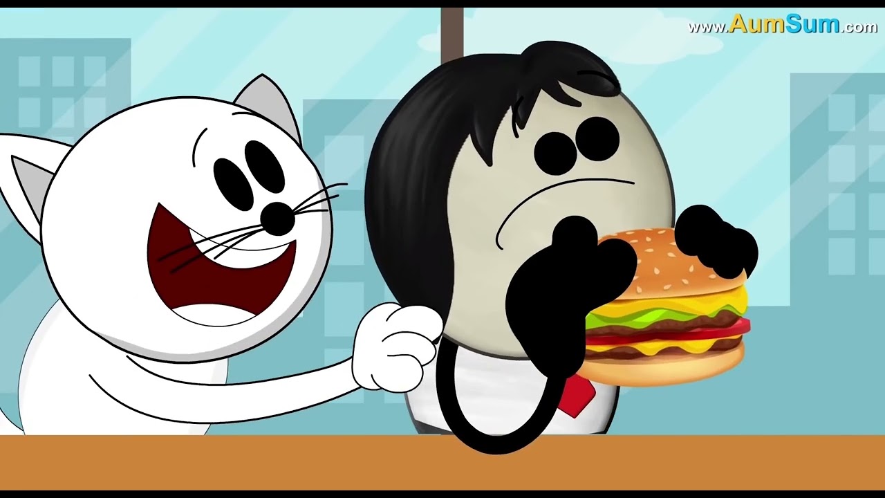 Aumsum loves burgers - YouTube